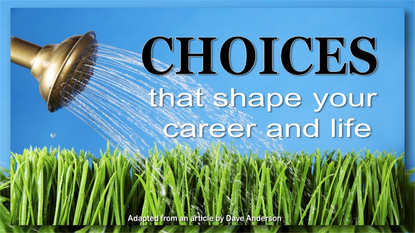 Choices that Shape Your Career and Life | Tommy's Window